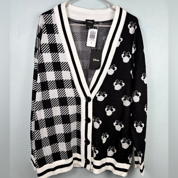 torrid | Sweaters | Torrid Disney Monochrome Checkered And Minnie Mouse ...